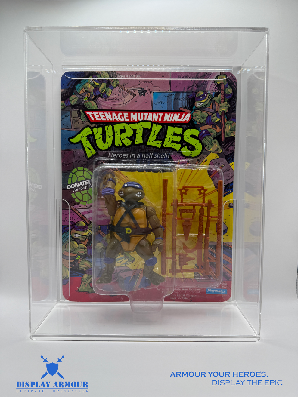 Playmates TMNT Action Figure Display Case – Premium UV Protection by ...